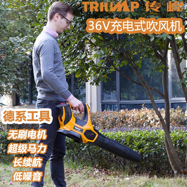 东脉充电式工业吹风机大功率电动无线吹落叶机锂电马路鼓风机除尘