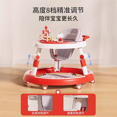 婴幼儿学b步车多功能防侧翻宝宝脚步车2022新款儿童手推车