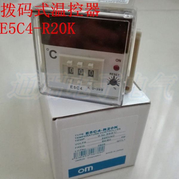温控器 E5C4-R20K 电子拨码式温度 数显调节表温控仪