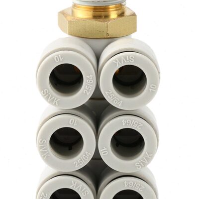 双头三组接头多孔插管 KQ2ZT04-01S 06-02S KQ2BT08-03S 10-04S