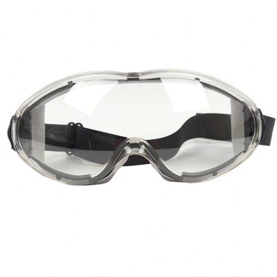 优唯斯橡胶头带EN166 EN170 GB14866防静电防雾防化工地安全眼镜