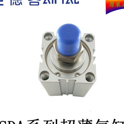 原装亚德客超薄型外牙气缸SDA32X85X90X100X110X120X130-SB带磁性