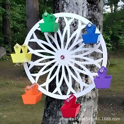 新品The Ferris Wheel for Feathered Friends摩天轮喂鸟器