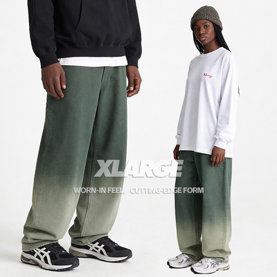 XLARGE做旧水洗牛仔裤2026新款