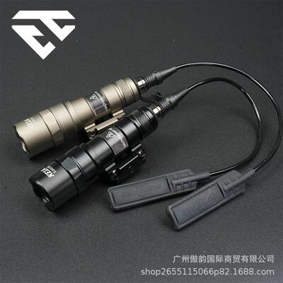 户外手电筒M300B/M300C/LED强光照明长亮点亮鼠尾SF接口尾盖
