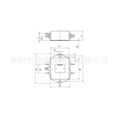 SCHAFFNER夏弗纳802504-SF带快速导通6A EMC滤波器FN2030B-6-06