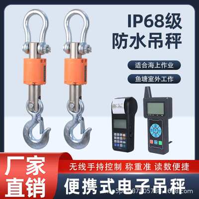 OCS-20吨吊磅电子吊钩秤吊秤行车秤工业吊遥测便携测重便携式