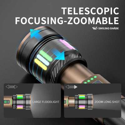 2025 new outdoor lighting bright flashlight charging