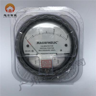 MAGREHLIC微压差表2000-3kPa 0-3kPa空气洁净室微压表微差压表