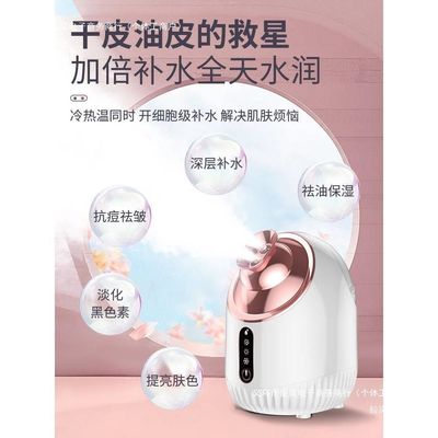 蒸脸仪家用蒸汽机纳米日本脸部双喷冷热补水喷雾器美品质面