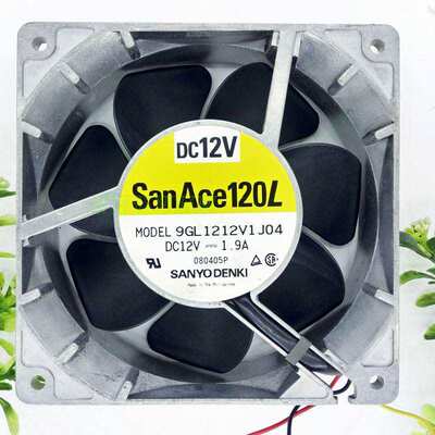 山洋铝壳耐高温摩托改装暴力风扇12038 12V 1.9A 9GL1212V1J03/04