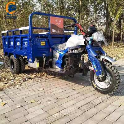 Gasoline-powered motorcycle tricycle 高低速自卸车 载重运输车