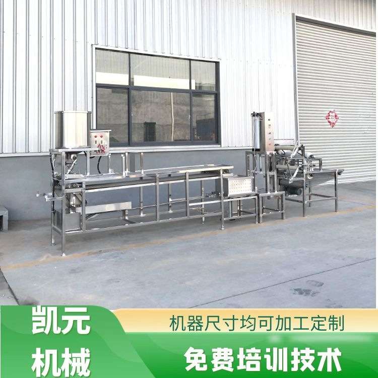 中型一键式操控的百叶机省人工制作千张的设备 豆腐皮机