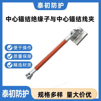 中心锚结绝缘子与中心锚结线夹FQJYZ-CWL-1.5/70-350接触网中心锚