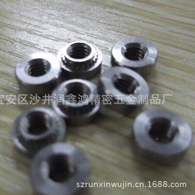不钢压铆螺母MAGA-102LS-M2-1C锈花饼花齿螺母钣金螺母现货