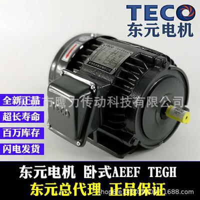 TECO东元电机0.180.370.75KW1.5KW立AEVFAEMV3N刹车制动TVGH