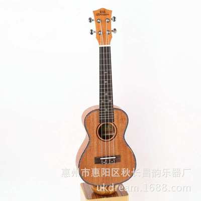 23寸全桃花芯红龟甲边ukulele夏威夷小吉他 四弦琴O EMUC-84B