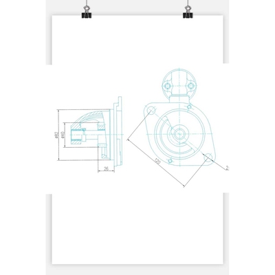 常柴起动机马达QDJ1508起动机N485Q-30000ZZ起动机马达
