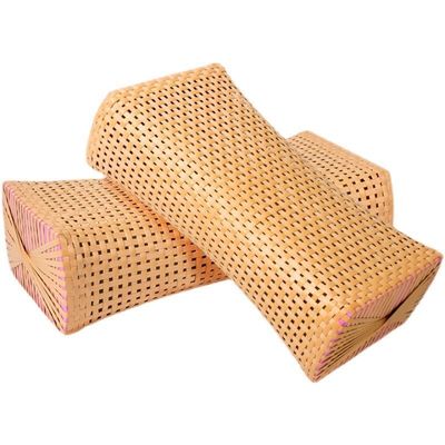 藤枕汗蒸枕夏凉枕头空心枕藤编PE床上用品仿藤枕头老人传统偏硬无