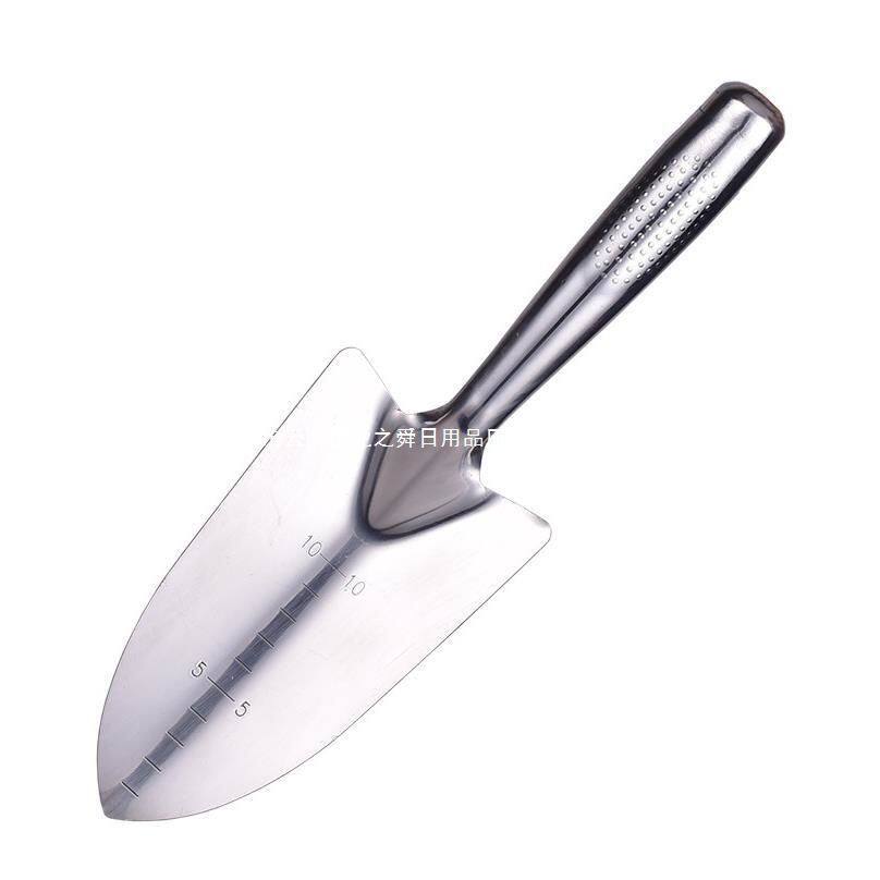 不锈钢小铲子种花工具铲子花园农用铁锹铁铲农具花铲三件套其他