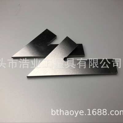 平口45度角尺 150x100 20宽 5mm厚 测量面手工研磨 DIN875/2标准
