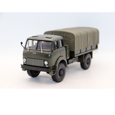 外贸1 43合金车 MAZ 505 1962 玛斯卡车老式运输车模型经典