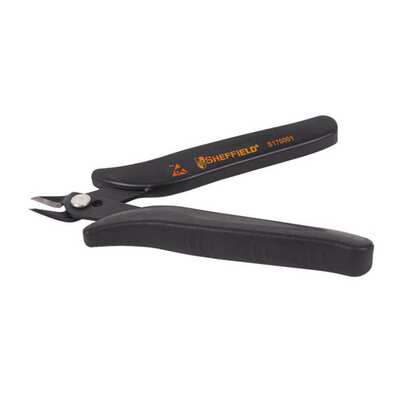 钢盾工具 双重防静电手柄斜嘴钳斜口钳5寸S170001