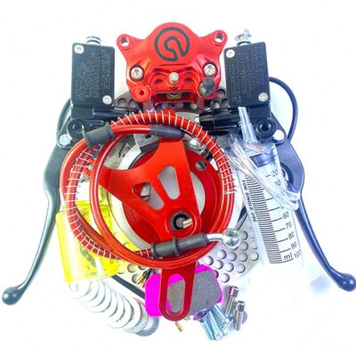 九号EN电动车鼓刹改碟刹CNC卡钳套装小龟布雷博小螃蟹飞机声MBS盘