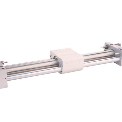 磁耦合无杆气缸导杆式16/20/25/32/40缸径50-1000行程可加缓冲器