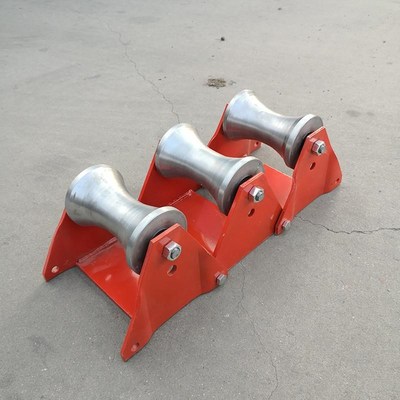 井口大弯滑轮管口滑轮吊轮钢轮地缆滑车电缆放线滑轮转角直跑滑车