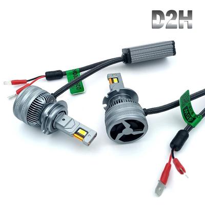 D2H汽车透镜专用LED大灯从35W氙气灯升级到65WLED大灯3倍亮度聚光