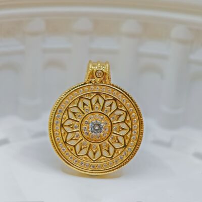 18K太阳花罗盘 0429 A10