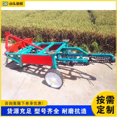 垄种植上生手扶花生收获机农用链条式收花生TWU机平地起垄花出土