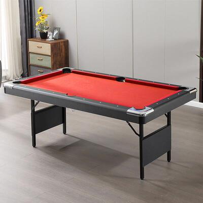 家用室内成人2.1米7尺折叠台球桌 免安装桌球台撞球台pool table