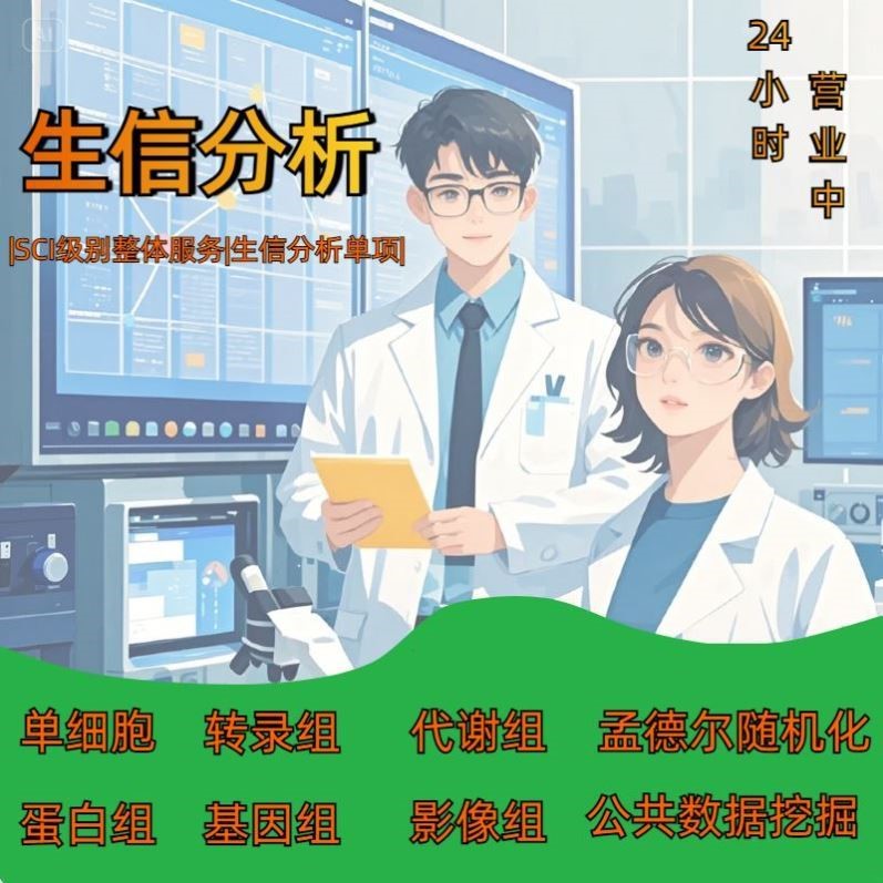 定制化实验服务生物实验数据分析蛋白细胞动物实验外包服务