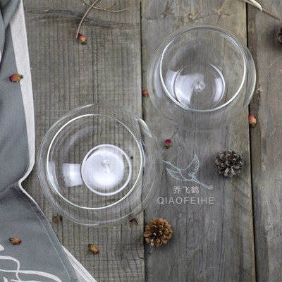 创意特色火锅冷锅串串耐高温玻璃餐具圆球型各类唰肉麻.辣烫深汤