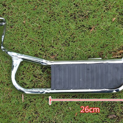 摩托车大脚踏太子GN125F后货架钢后脚踏板大踏板国产小太子