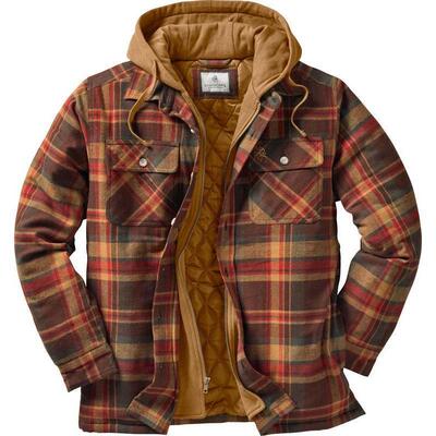 Legendary Whitetails Men's Maplewood Hooded Flannel Shirt