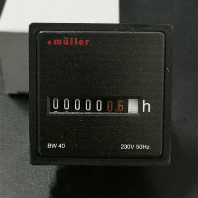 Muller穆勒计时器BW40.28230V50Hz,BW40系列6位机械显示