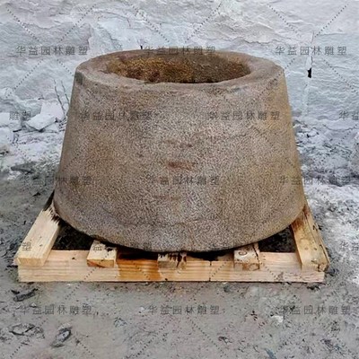 石雕井口木井架庭院水井辘轳青石做旧古井盖八角井仿古井圈井沿石