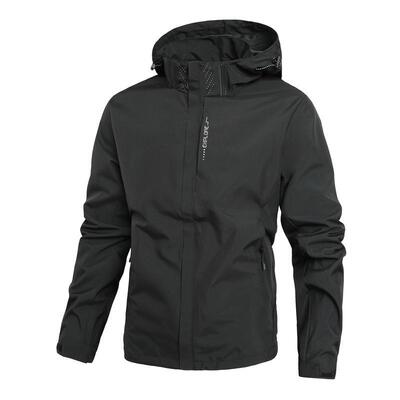 Men's Lightweight Ski Jacket Full Zip Autumn Jacket with