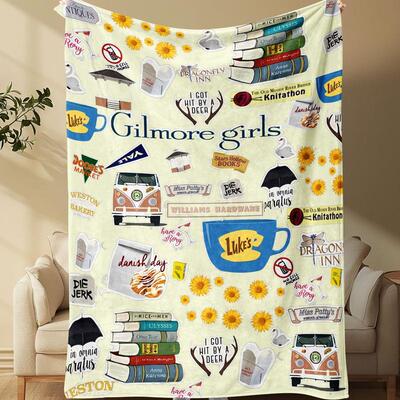 Gilmore Girls Pattern Napping Blanket 1 Count Soft Warm