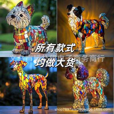 新款CatLamp-DachshundLamp-BigfootLamp动物LED灯摆件