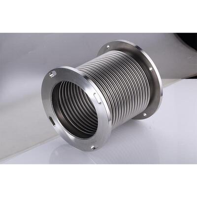供应ISO-K/F膨胀节304/316L不锈钢法兰补偿QI真空波纹管DN63-250