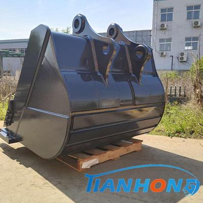 挖斗厂家供应 EC290 1.6方岩石加强斗 高强耐磨板工程用挖斗