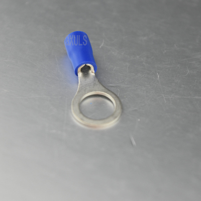 RV2-8紫铜焊接圆形预q绝缘接线端子100个冷压铜鼻子2.5平方OT线耳