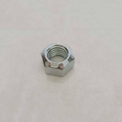 立禾DIN980V美制全金属锁紧螺母六角压点锁紧螺母3/8-16现货