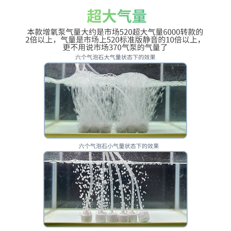 555型电机马达用增氧气泵大功率交流冲空气泵鱼池氧式泵气压缩机