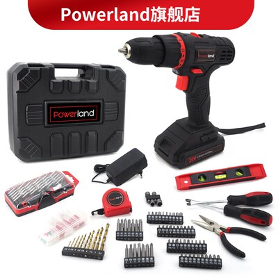 充电家20V钻用丝金多功能电工维修套装家用电动螺五刀工具箱