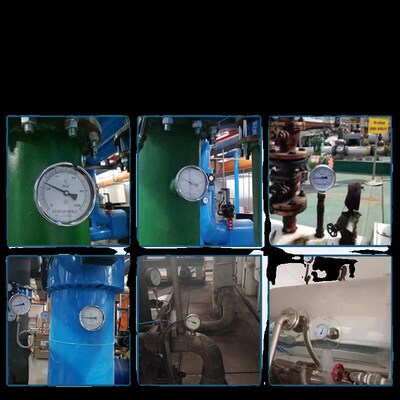 双金属温度计wss41业加长工杆探1管道指针温度计径向轴向锅炉水温